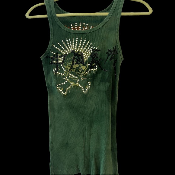 Unique Vintage | Tops | Swarovski Crystal Studded Tank Top 205 Fred ...